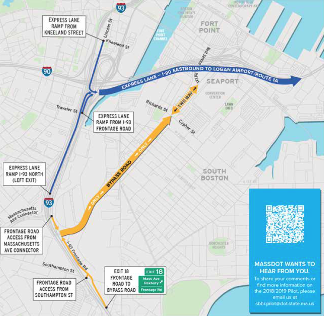 MassDOT Bypass Road And HOV Lane Pilot Program Underway - South Boston ...