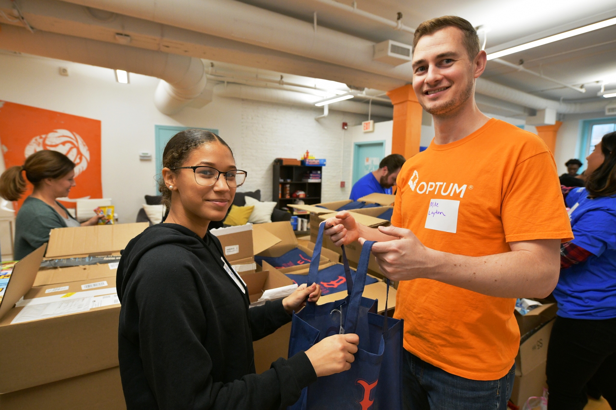 Optum Employees, and Teens from Camp Harbor View Help Local Homeless ...